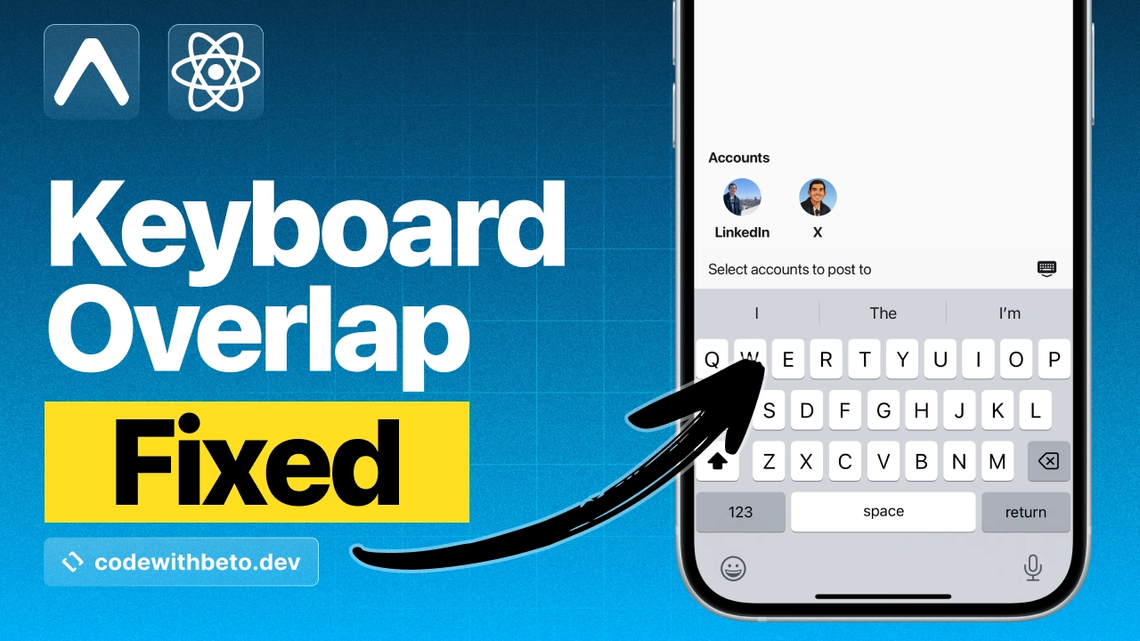 No More Overlapping Keyboards in RN | Code with Beto | Code with Beto